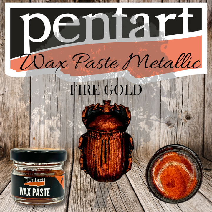 Pentart Wax Paste - Metallic | Rustic River Home