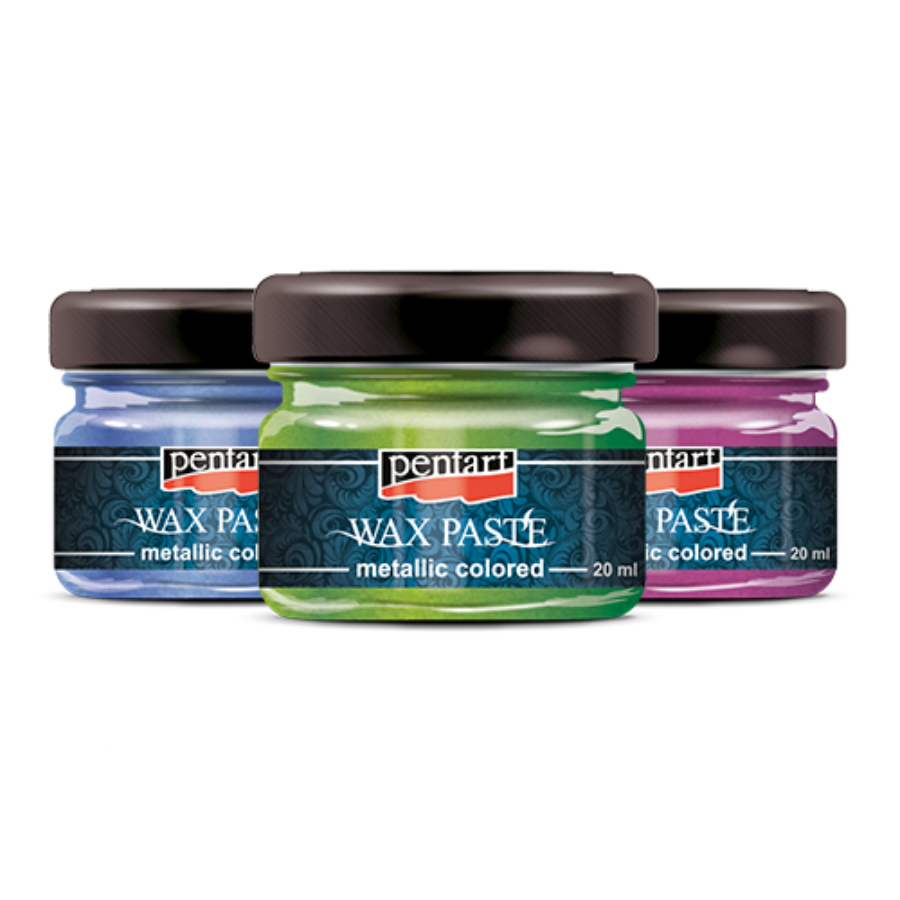 Pentart Wax Paste - Coloured Metallic | Rustic River Home